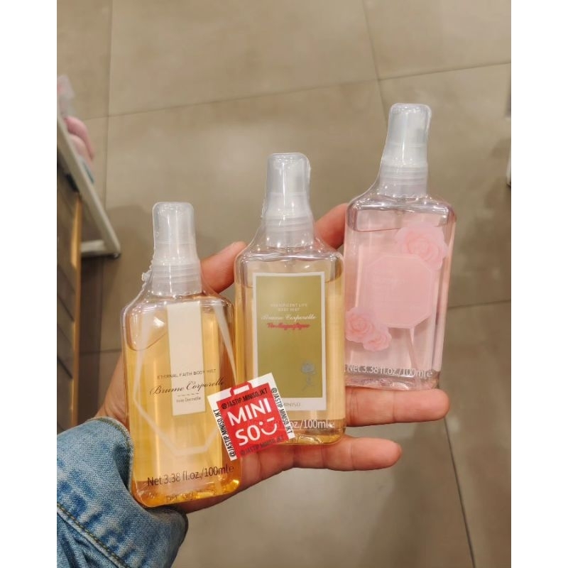 Jual MINISO 🆕 GIRL Body Mist ETERNAL FAITH / MAGNIFICENT LIFE / CRYSTAL ...