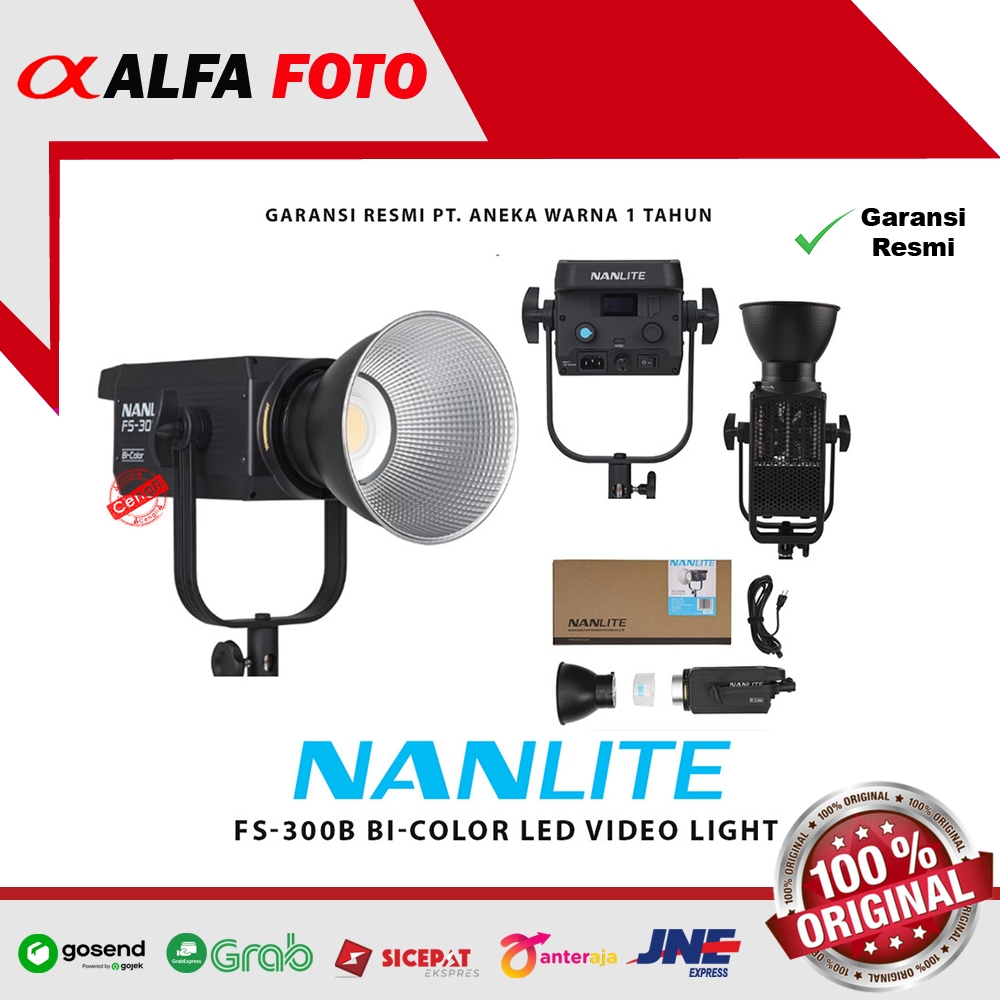 Jual Nanlite FS 300B Bi-Color LED Video Light FS300B FS 300B ORIGINAL ...