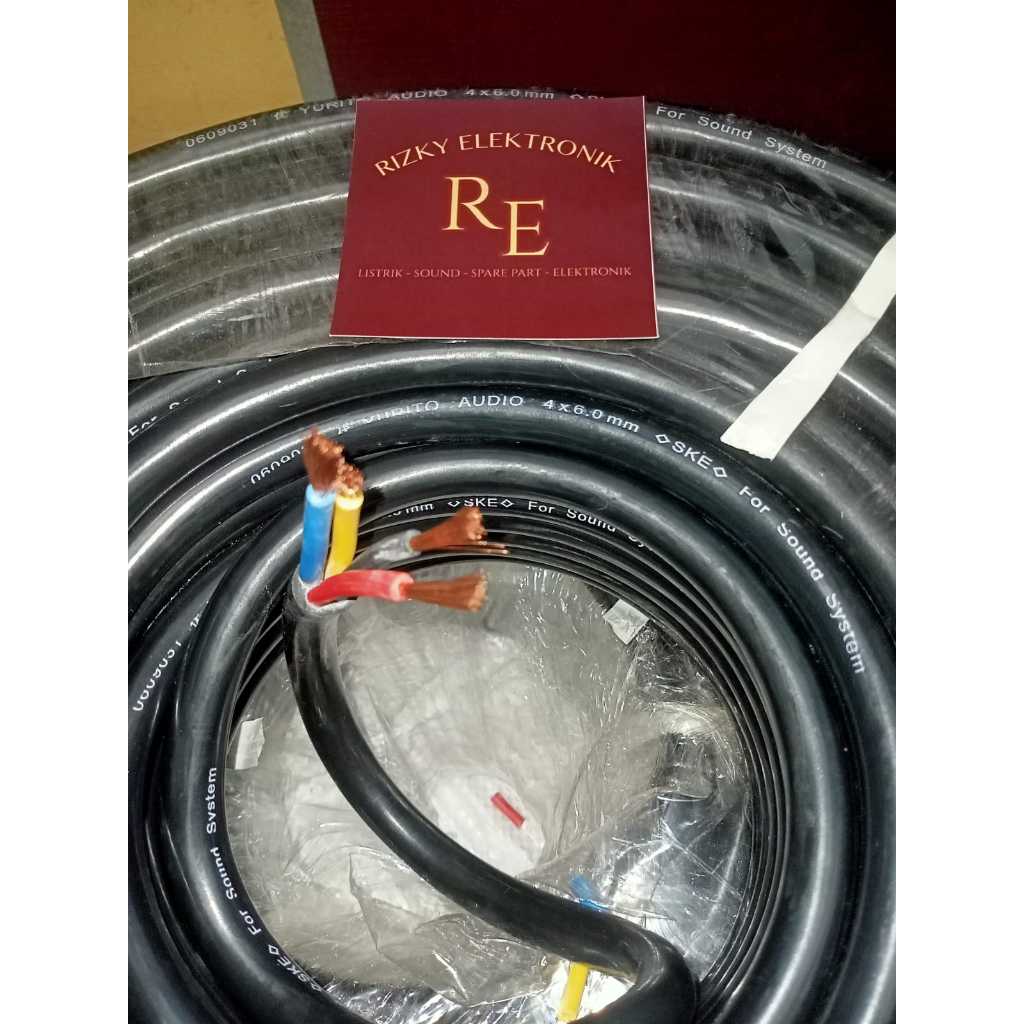Jual kabel speaker 4x6.0 merk yurito | Shopee Indonesia