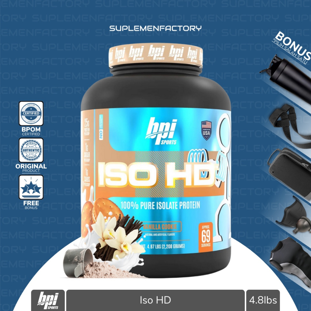 Jual BPI Iso HD 5 Lbs Whey Protein Isolate | Shopee Indonesia