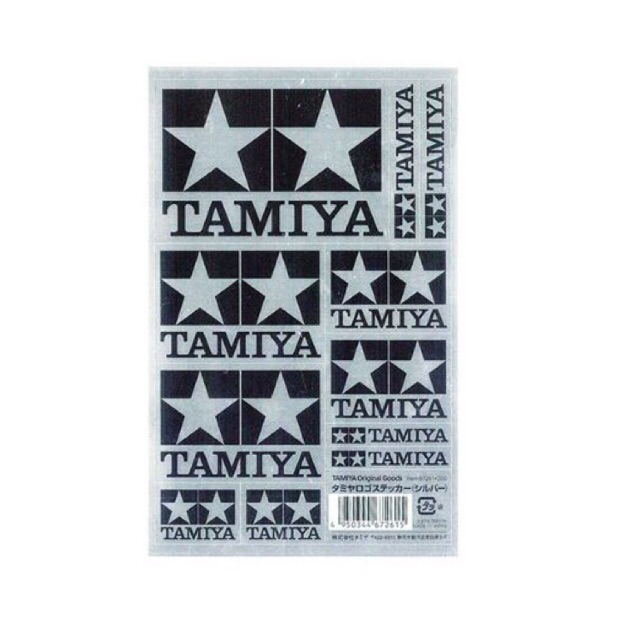 Jual 67261 Tamiya original goods Tamiya logo sticker (silver) | Shopee ...
