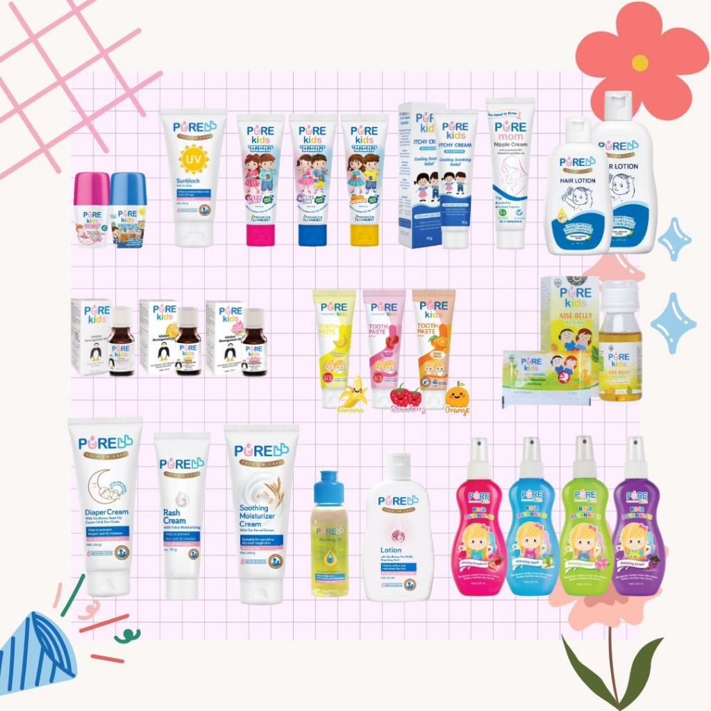 Jual Pure BB Baby Kids Lotion / Soothing Cream / Rash Cream / Diaper ...