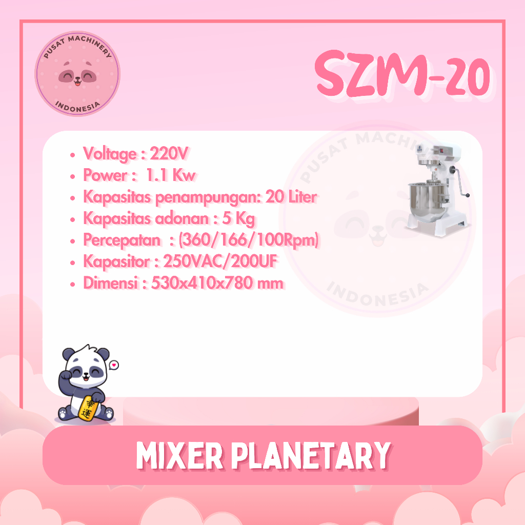Jual Planetary Mixer 20Liter Putih B20 | Shopee Indonesia
