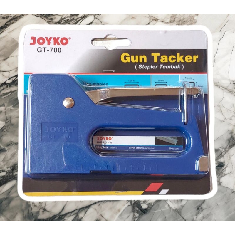 Jual STAPLER TEMBAK / GUN TACKER JOYKO GT700 BODY PLASTIK BONUS 1 KOTAK ...
