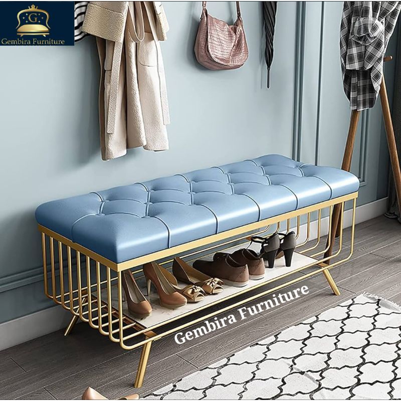 Jual rak sepatu shoes shoe rak tempat sandal sendal bench sofa storage ...