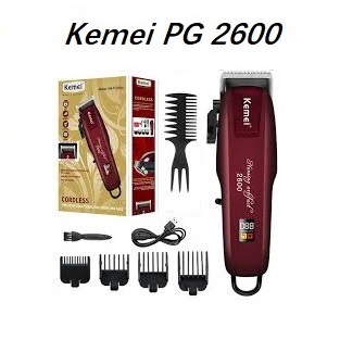 Jual PG Alat Cukur Rambut Kemei KM PG 2600 Hair Clipper LCD Cukuran PG2600 | Shopee Indonesia