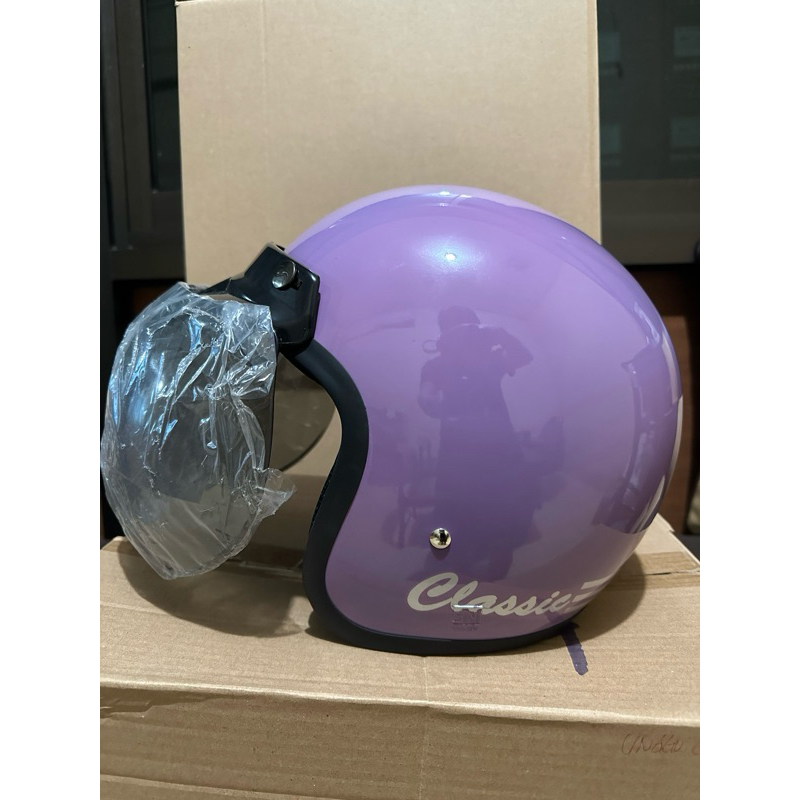 Jual HELM BOGO RETRO LUNAR/DAISO/BIVI SOLID - SNI | Shopee Indonesia