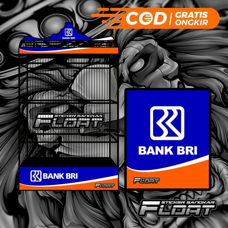 Jual STIKER DECAL SANGKAR KANDANG BURUNG KOTAK REPLIKA GEPENGAN KOHSAN ...