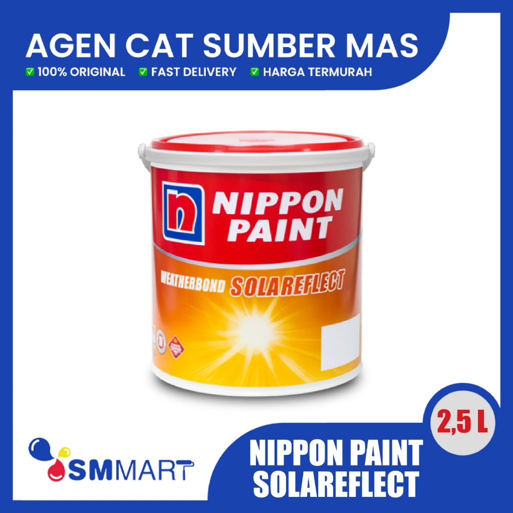 Jual CAT TEMBOK LUAR NIPPON PAINT WEATHERBOND SOLAREFLECT TINTING (BISA ...
