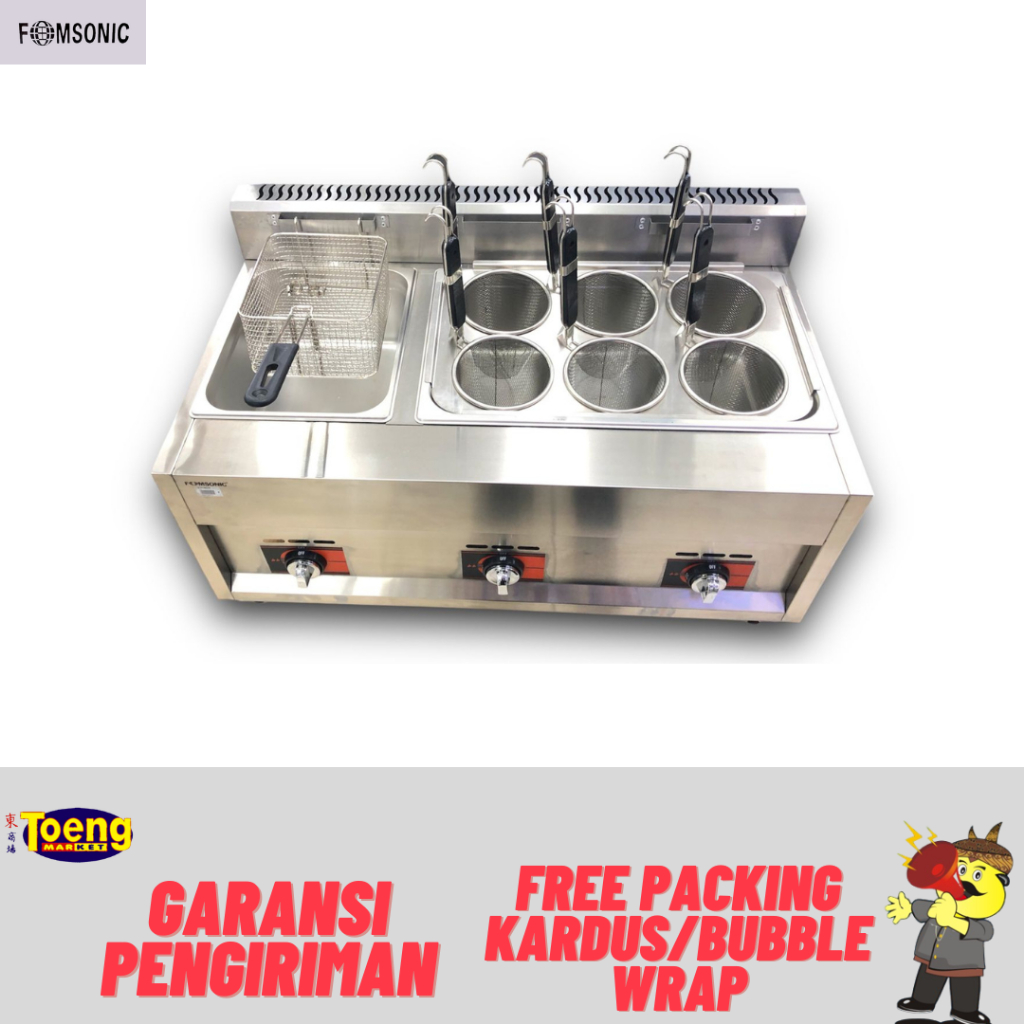 Jual KOMPOR USAHA / KOMPOR MIE RAMEN / GAS FRYER+NOODLE CKR 6S GZM-316 FSN | Shopee Indonesia