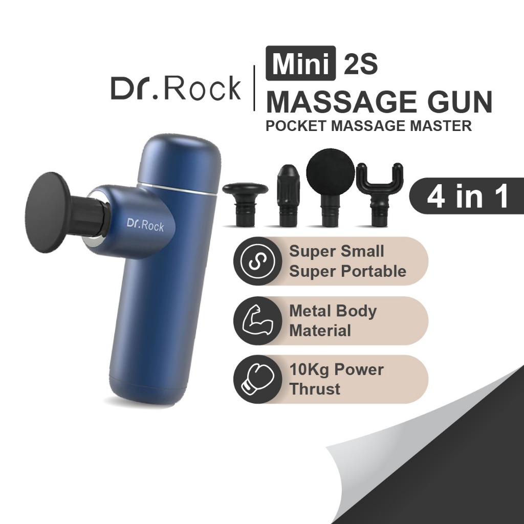 Jual Dr. Rock Mini 2s Portable Massage Gun - Alat Pijat Elektrik ...