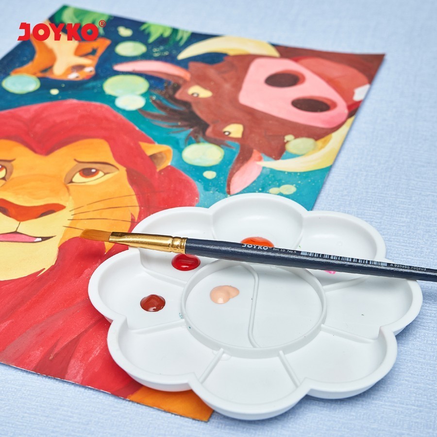 Jual Palette Palet Merek Joyko PLT-115 Palet Lukis Plastik/Palet Bunga ...