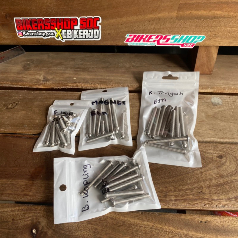 Jual baut L set mesin tiger stenlis model titan baut stenlis mesin ...