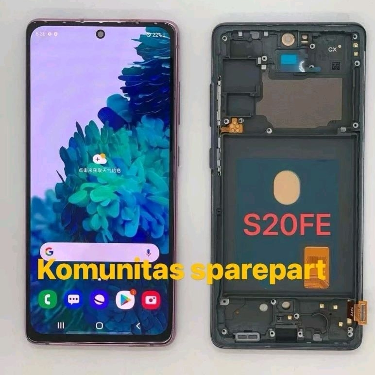 Jual LCD SAMSUNG S20FE OLED FINGER | Shopee Indonesia