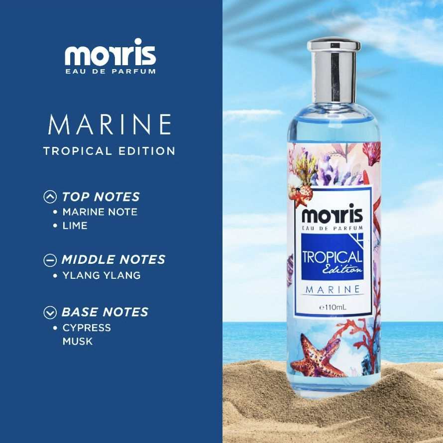 Jual Morris Eau De Parfum Tropical Edition 110ml/Parfum Wanita | Shopee ...