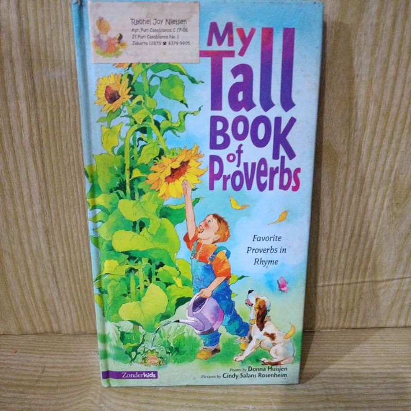Jual My Tall Book of Proverbs by Donna Huisjen | Shopee Indonesia