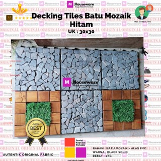Jual Ready stock Decking Tile Batu Mozaic / Lantai Batu Mozaik UK ...