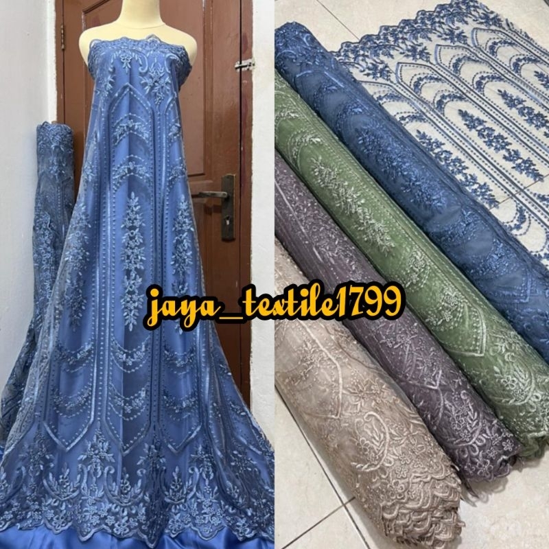 Jual Kain Tile SAPTO ETNIK / TILE ELISAB SAPTO / Bahan kebaya | Shopee ...