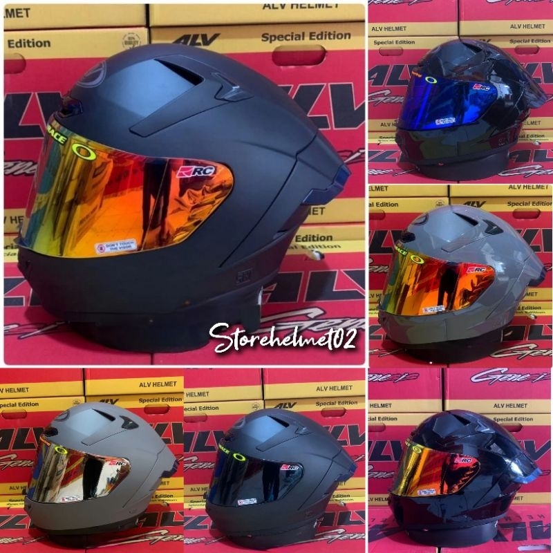 Jual Helm Full Face ALV GENESIS Paket Ganteng | Shopee Indonesia