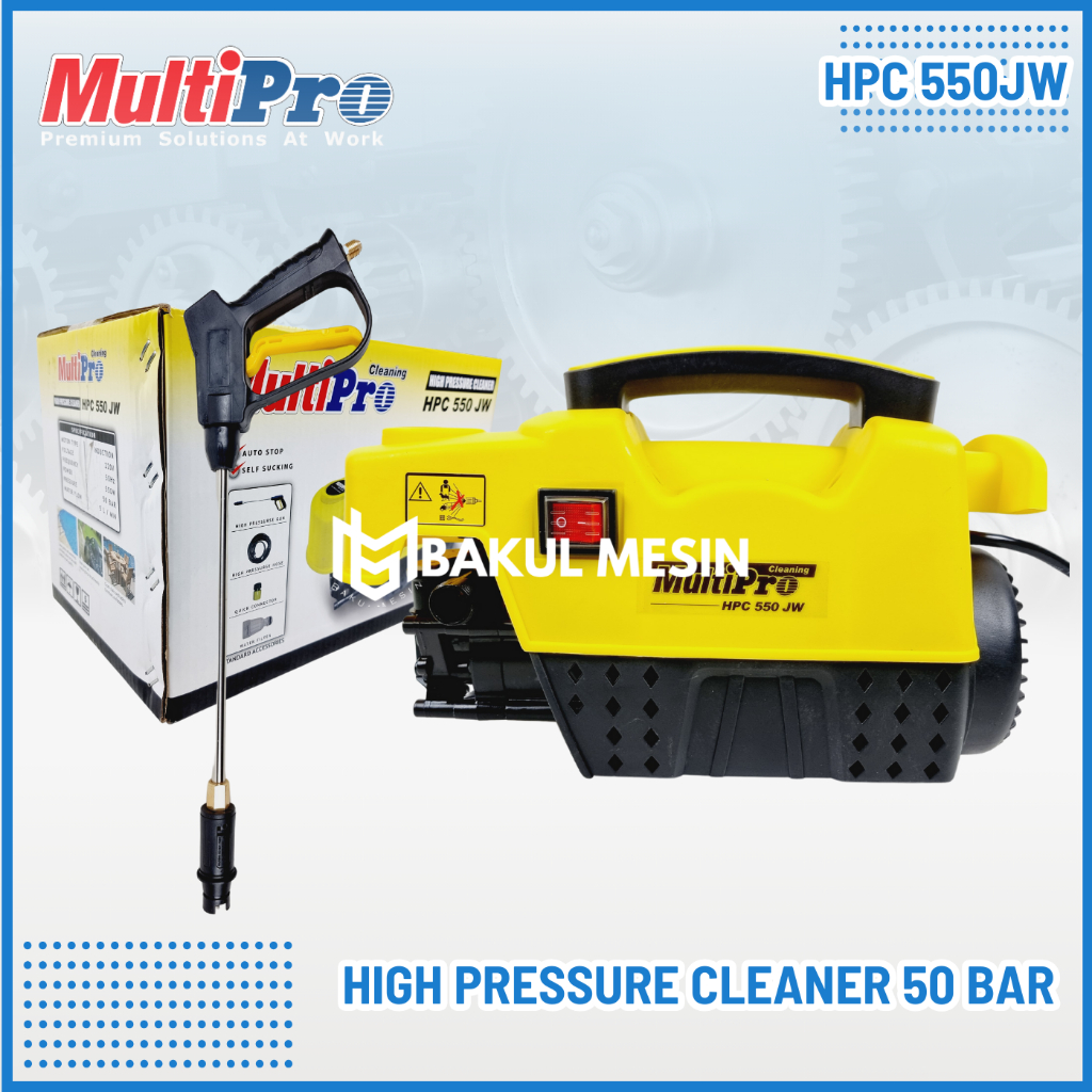 Jual MULTIPRO HPC 550 JW HIGH PRESSURE JETT CLEANER Mesin Cuci Motor ...