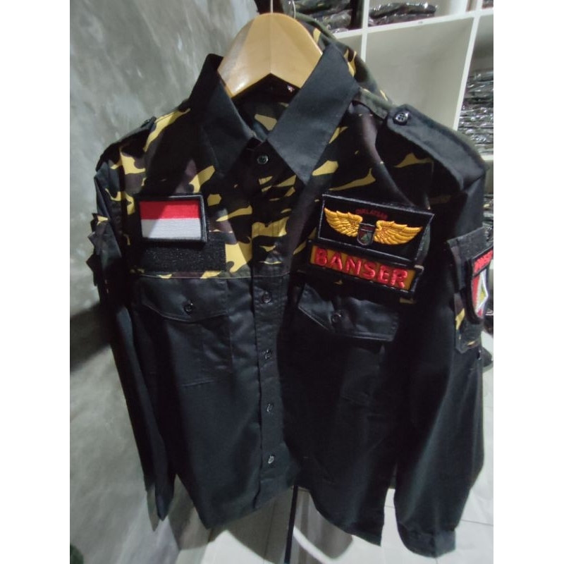Jual Baju Seragam Kemeja TACTICAL BANSER | Shopee Indonesia