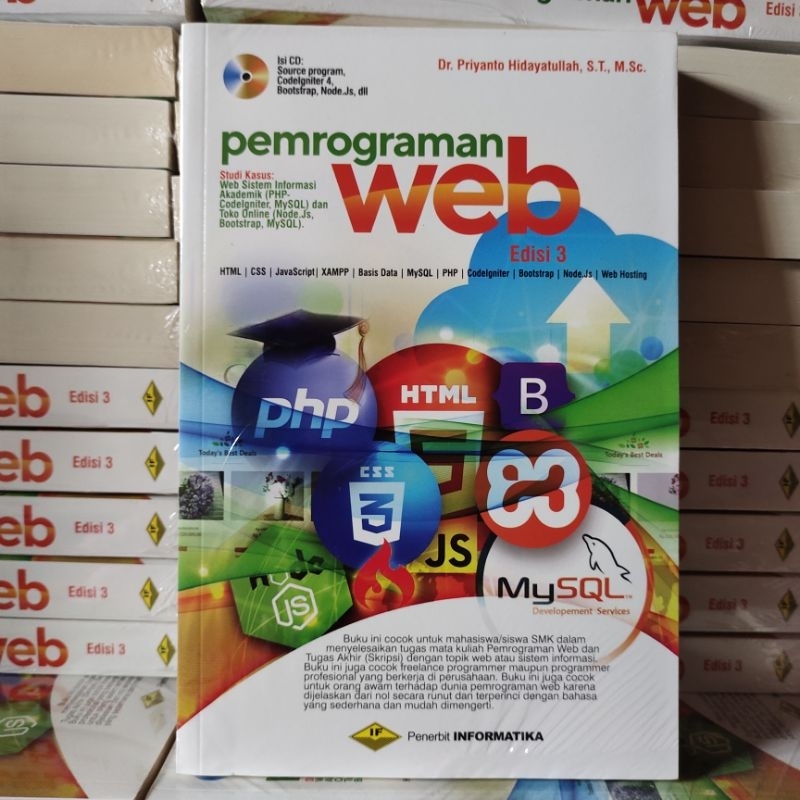Jual BUKU PEMROGRAMAN WEB EDISI 3 PRIYANTO HIDAYATULLAH | Shopee Indonesia