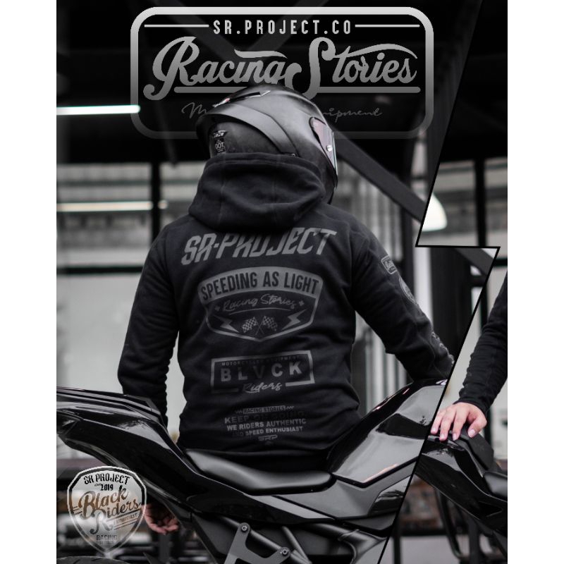 Jual Hoodie Exclusive SR-PROJECT Casual Black | Shopee Indonesia