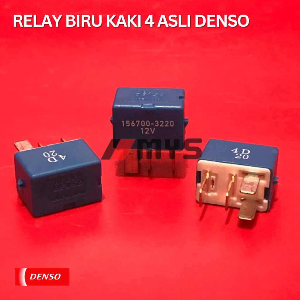 Jual RELAY BIRU AC Mobil DENSO Kaki 4 ASLI DENSO | Shopee Indonesia