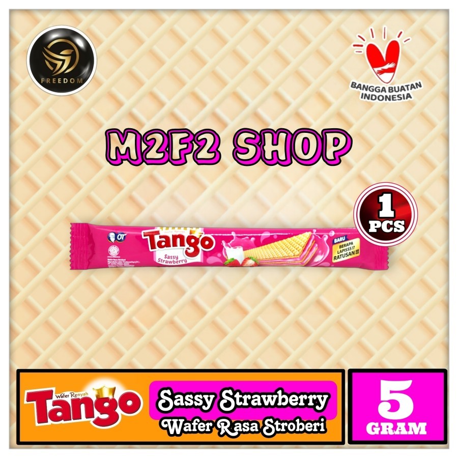 Jual Tango Wafer Sassy Strawberry Stick | Krim Stroberi Susu Stik - 5 ...