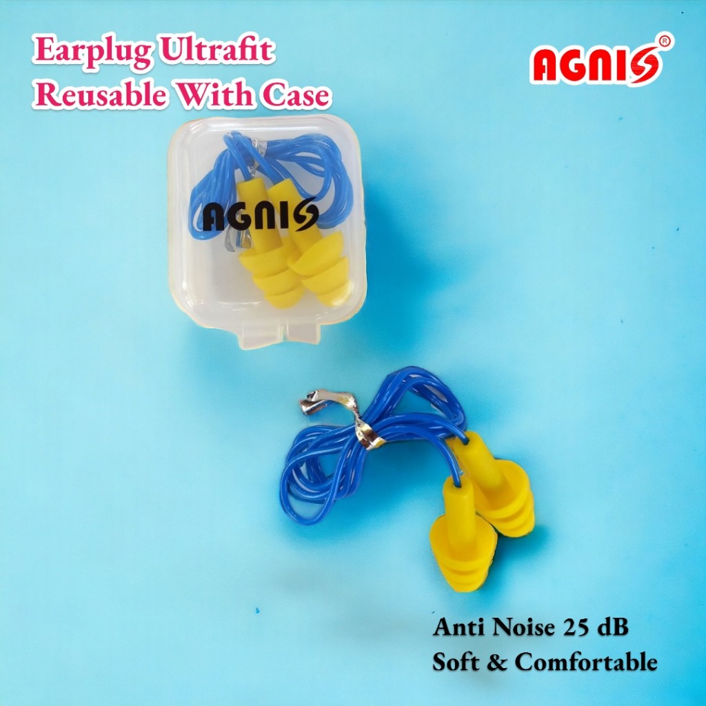 Jual Earplug Ultrafit Corded Dengan Kotak Cashing Penutup Safety ...