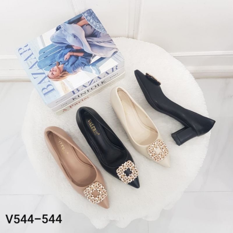 Jual Valerie sepatu tumit tahu 6cm dove size 35-40 V544-544 | Shopee Indonesia