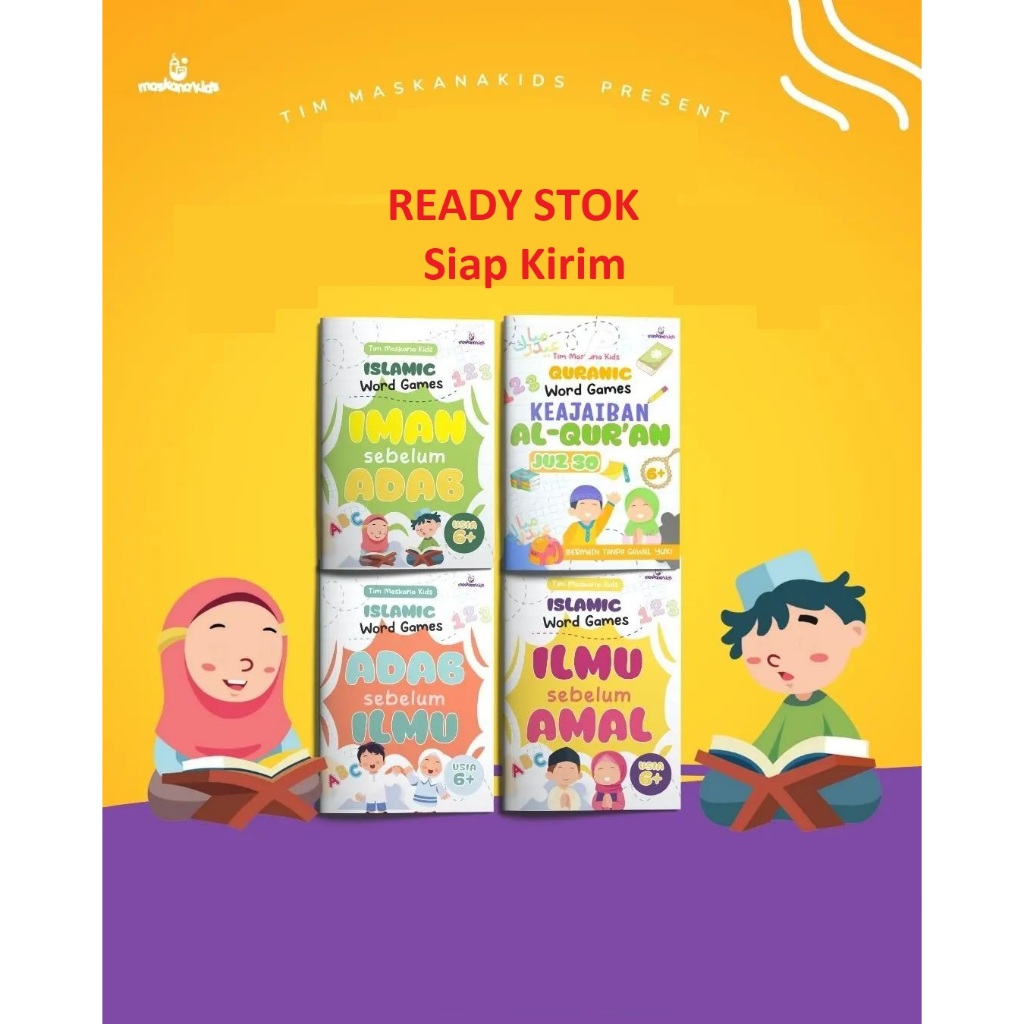 Jual Bundling Islamic Word Games dan Qur'anic Word Games - Maskana Kids ...
