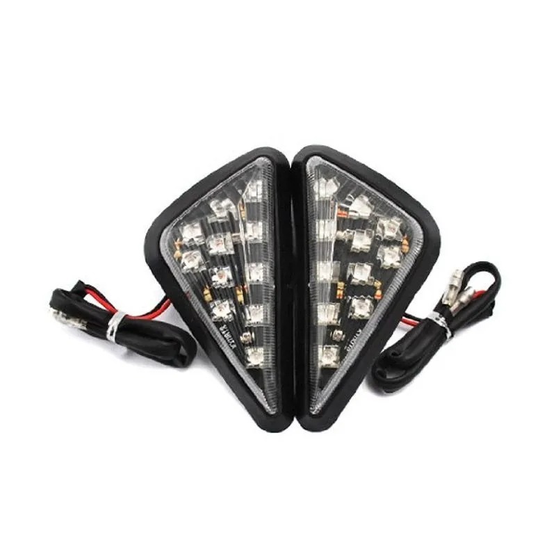 Jual LAMPU SEN RETENG TEMPEL LED SEGITIGA NINJA R15 GSX CBR | Shopee Indonesia