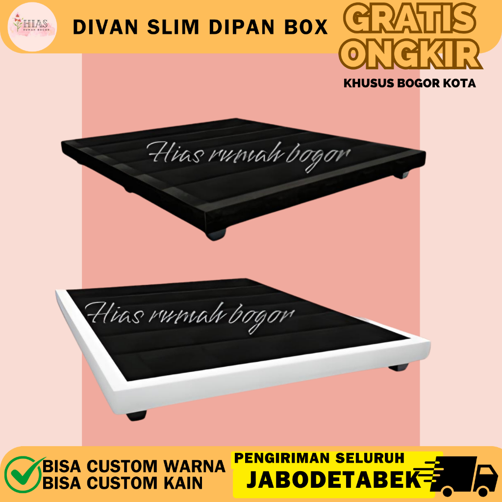 Jual Divan Slim Tanpa Sandaran Dipan Box Minimalis {jabodetabek only ...