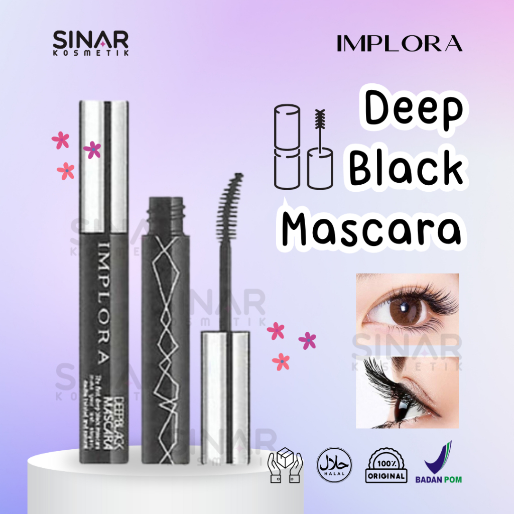 Jual Implora Deep Black Mascara/Maskara Implora/Mascara Black Implora ...