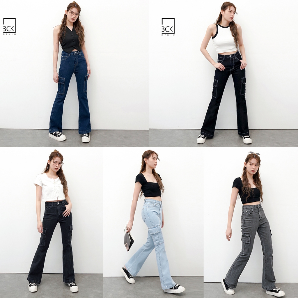 Jual BCK - Highwaist Cutbray Jeans Vonzy | Shopee Indonesia