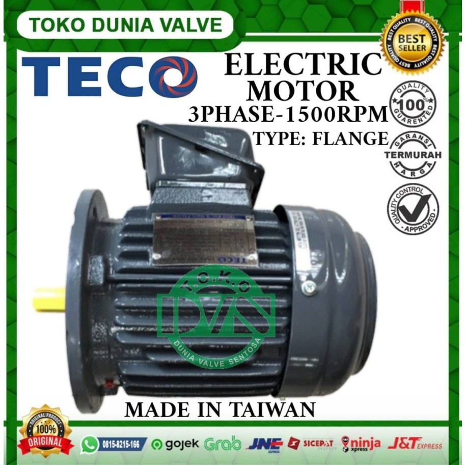 Jual AESV1S 30KW 40HP 3PHASE 4POLE B5 FLANGE TECO ELECTRIC MOTOR TERMURAH | Shopee Indonesia