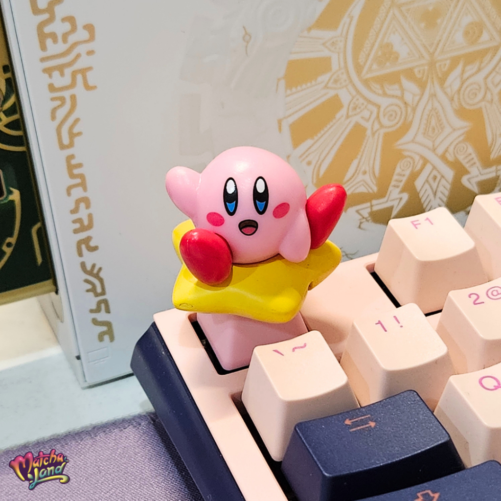 Jual Cute Kirby Keycaps Mechanical Keyboard, artisan custom keyboard ...