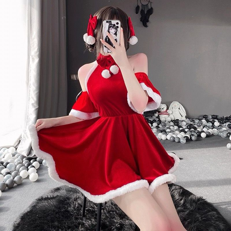 Jual Cosplay Santa / Cosplay Merry Christmas / Kostum Santa Claus Baju ...