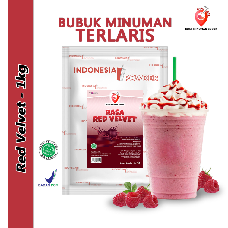 Jual Rasa Red Velvet 1Kg / Bubuk Minuman Merk SUL7AN [Mix] | Shopee ...