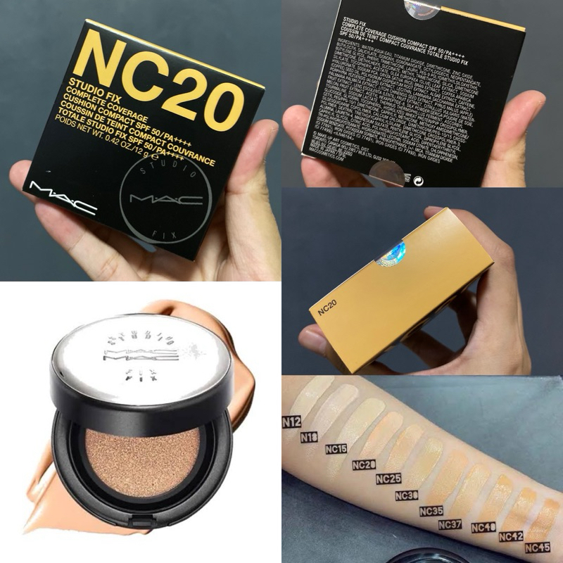 Jual NEW. MAC STUDIO FIX COMPLETE COVERAGE CUSHION SPF50 SHADE NC20 ...