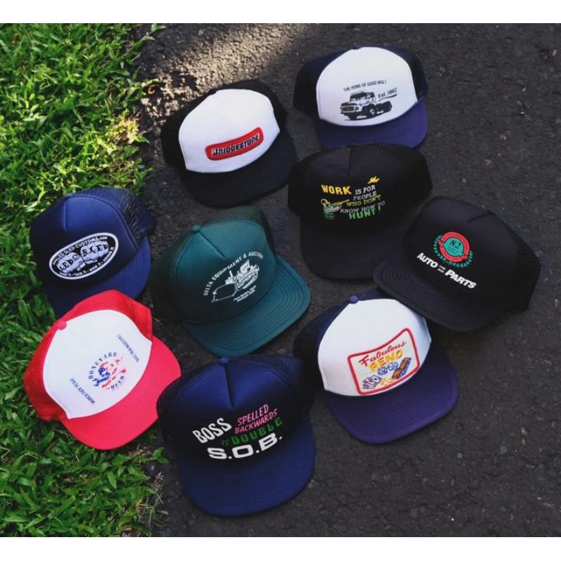 Jual topi vintage/topi rope hat trucker murah | Shopee Indonesia