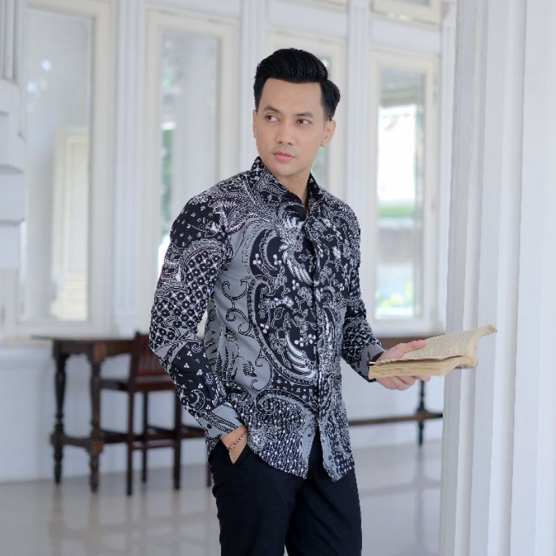 Jual BATIK BOLO DEWO Kemeja Baju Batik Pria Lengan Panjang Lapis Furing ...