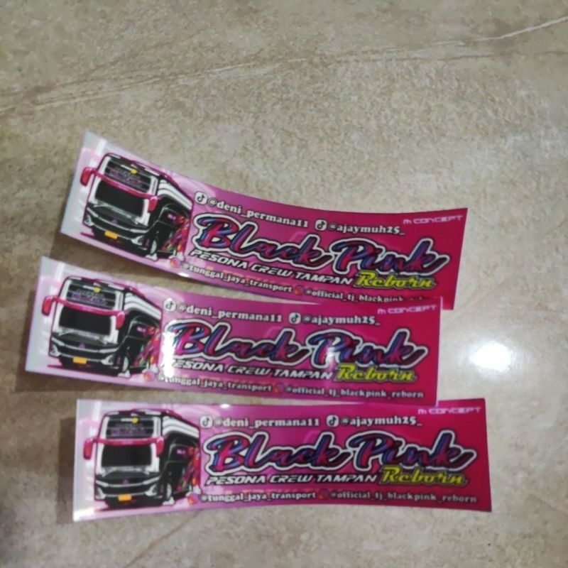 Jual STICKER BUS BLACKPINK 1 pcs | Shopee Indonesia