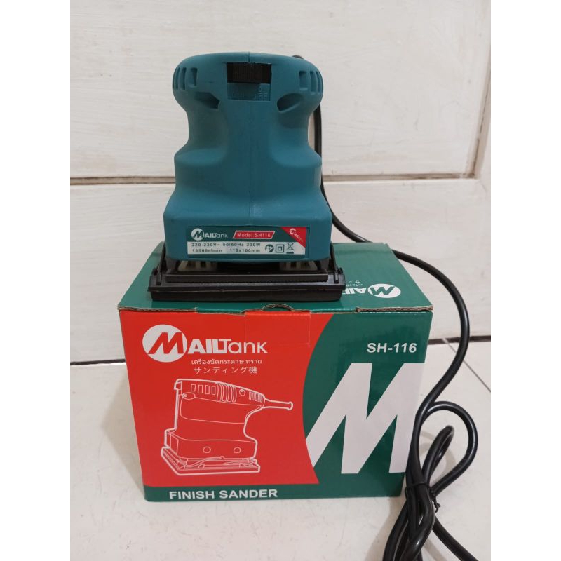 Jual MESIN AMPLAS KAYU MESIN AMPLAS MAILTANK SH116 ELEKTRIK SANDER ...