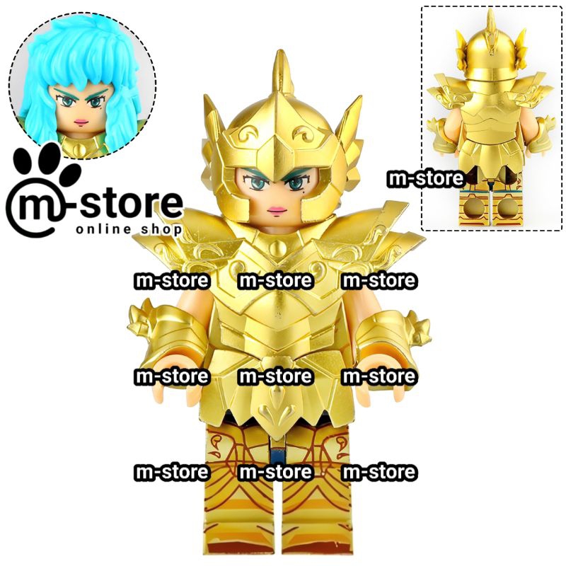 Jual brick saint seiya pisces gold saint mini toy figure | Shopee Indonesia
