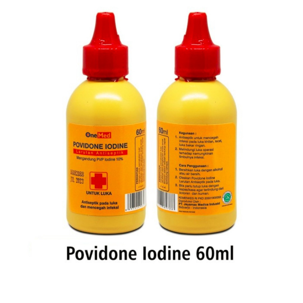 Jual Betadin providone Onemed Obat Luka 60 ml / Obat merah 60 ml ...