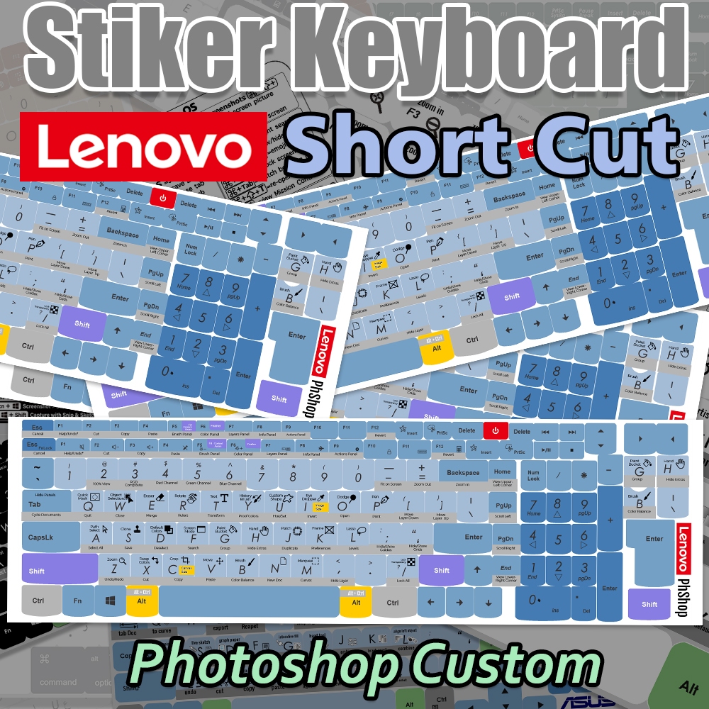 Jual Stiker Shortcut Aplikasi Populer Stiker Label Window Untuk Laptop ...