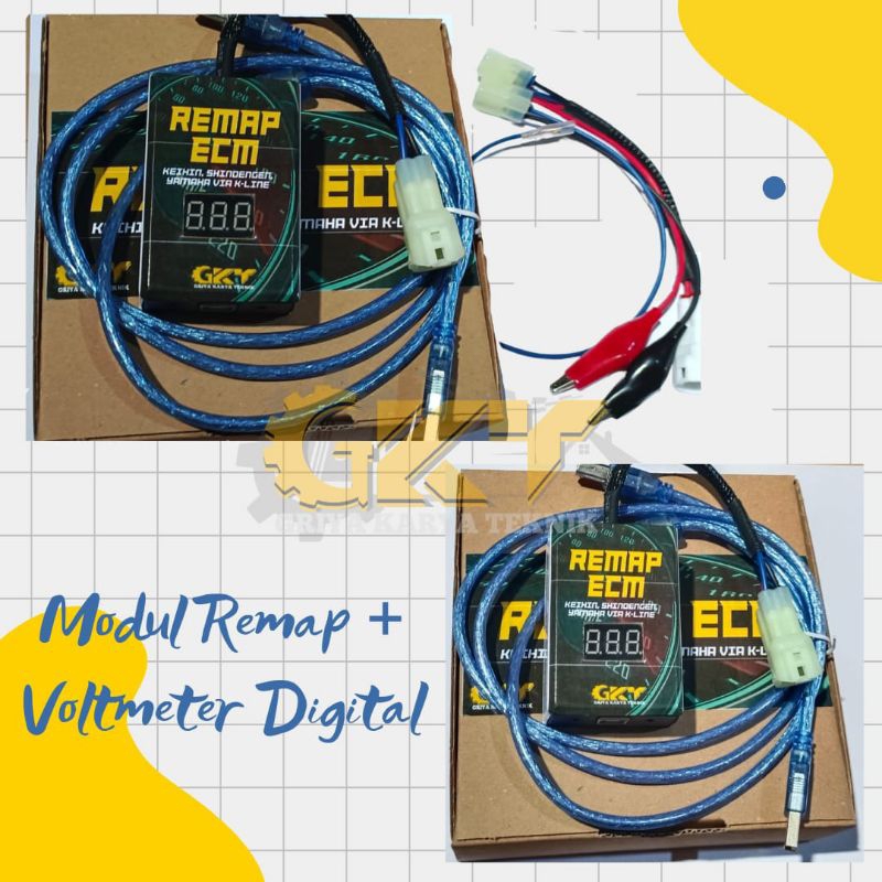 Jual Modul Remap ECU/ECM Medium Plus Voltmeter Digital Standar via K ...