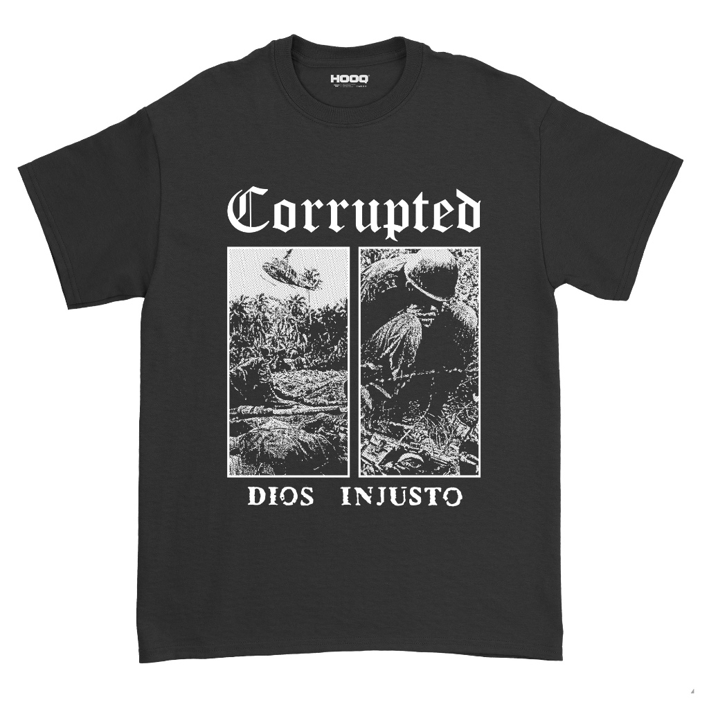 Jual Kaos Band Corrupted Dios Injusto Metal Band Corrupted T-shirt ...
